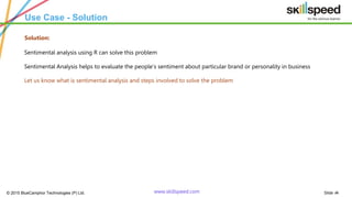 Sentiment Analysis via R Programming | PPTX