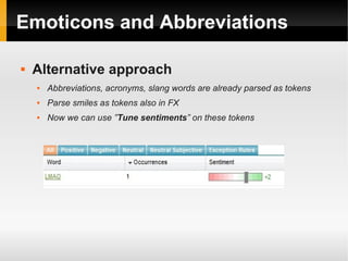 Sentiments Improvement | PPT