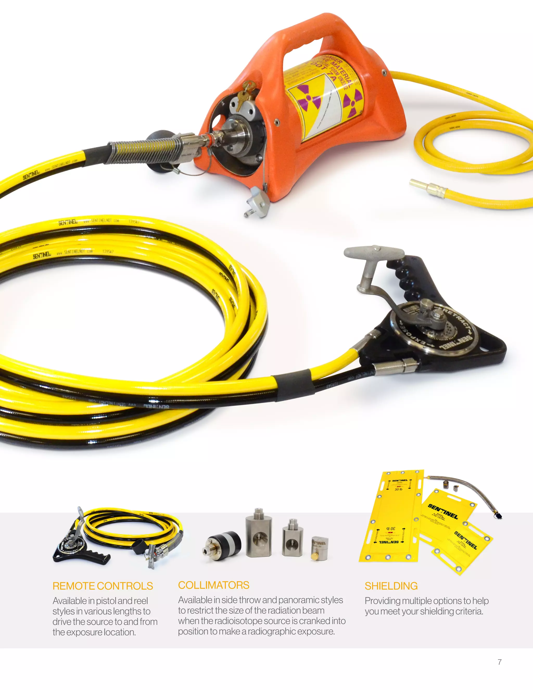 Sentinel 880-series-gamma-ray-source-projectors | PDF