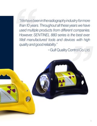 Sentinel 880-series-gamma-ray-source-projectors | PDF