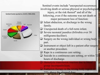 Sentinel event | PPT
