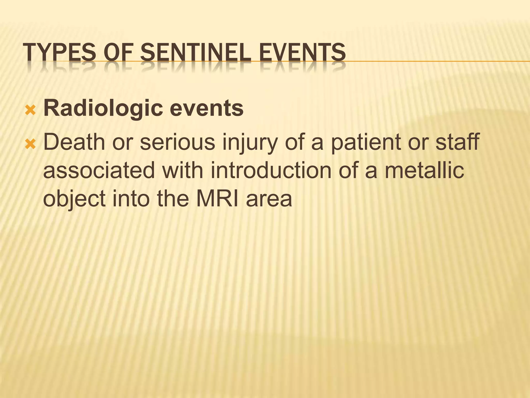 Sentinel Events | PPTX