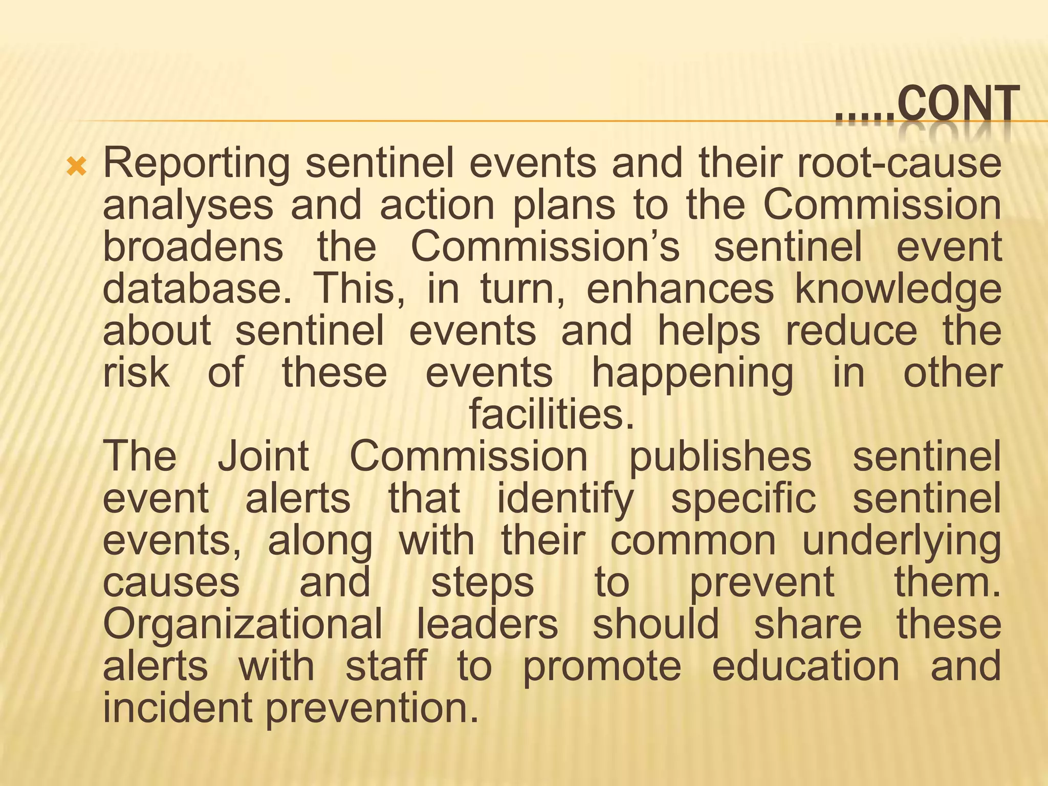Sentinel Events Pptx