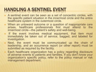 Sentinel Events | PPTX