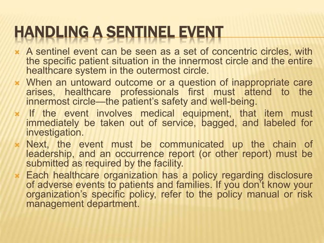 Sentinel Events | PPTX