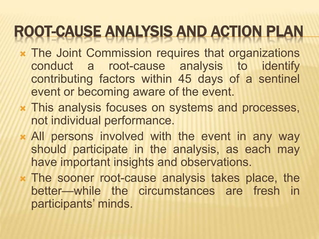 Sentinel Events | PPTX