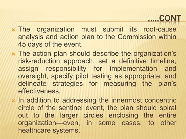 Sentinel Events | PPTX