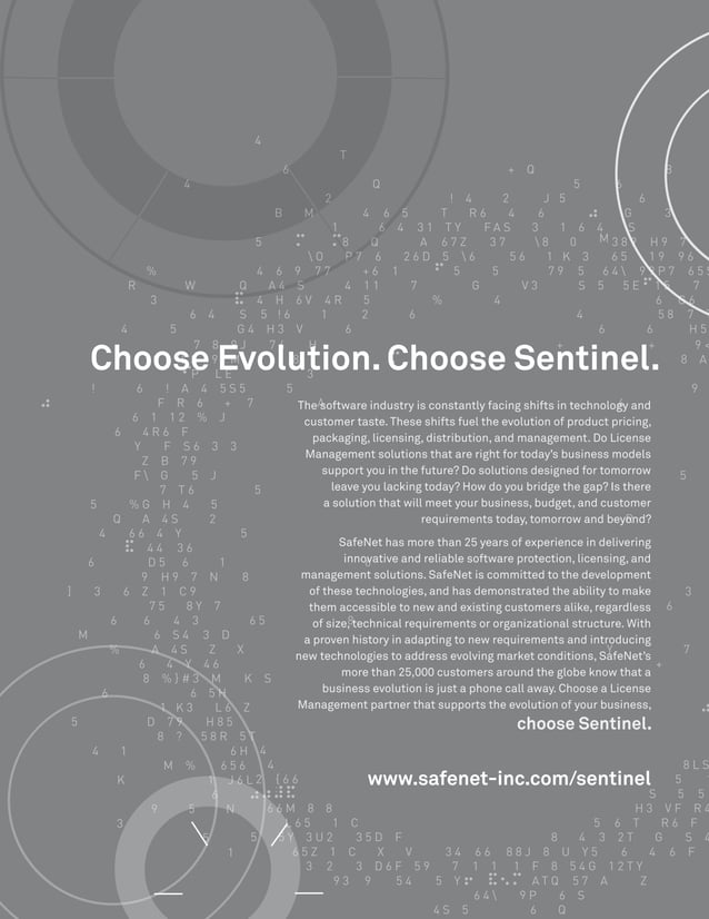 Sentinel Software Monetization Solutions - Family Brochure | PDF