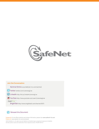 Sentinel Software Monetization Solutions - Family Brochure | PDF