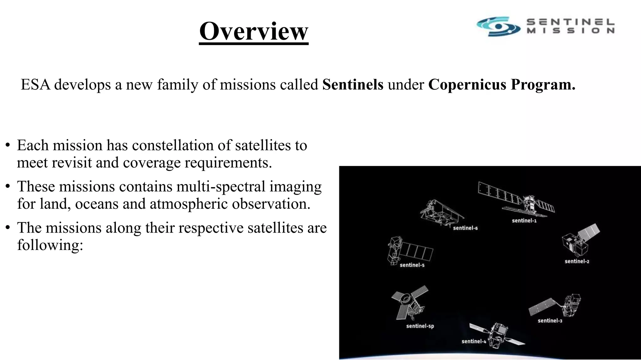 Sentinel Satellites | PPTX