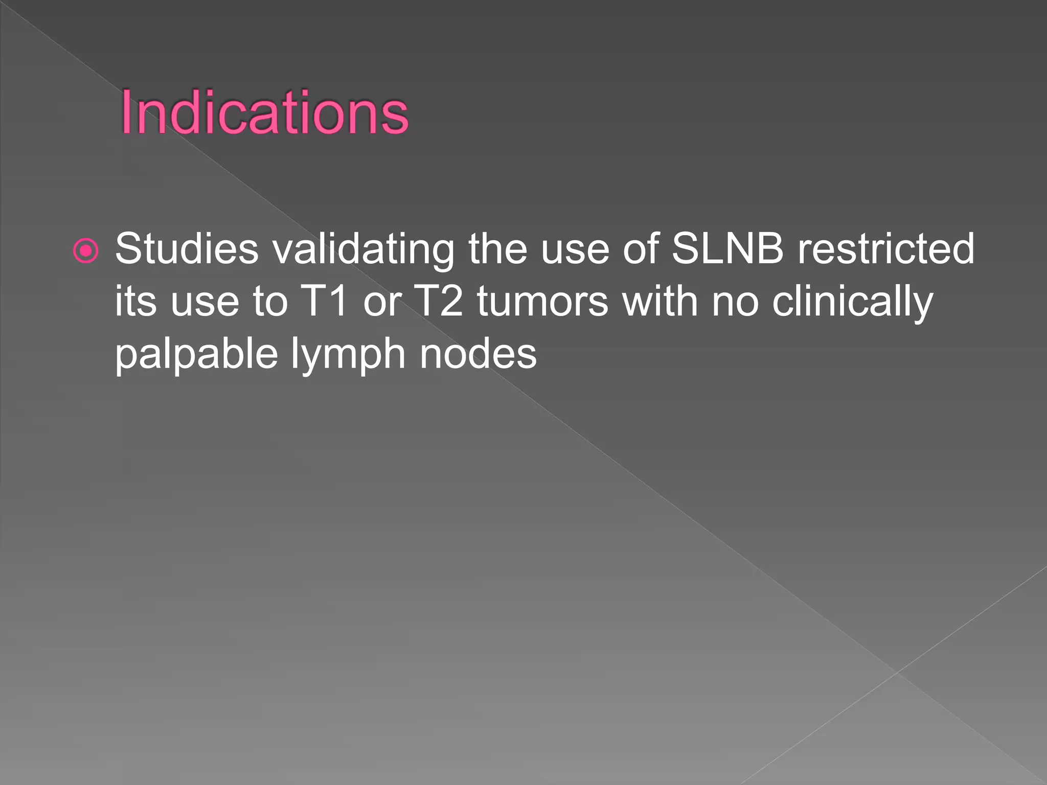 Sentinel lymph node biopsy (slnb) | PPTX