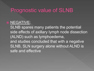 Sentinel lymph node biopsy (slnb) | PPTX