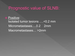 Sentinel lymph node biopsy (slnb) | PPTX