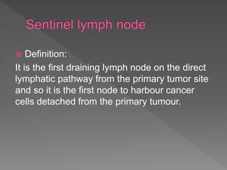 Sentinel lymph node biopsy (slnb) | PPTX