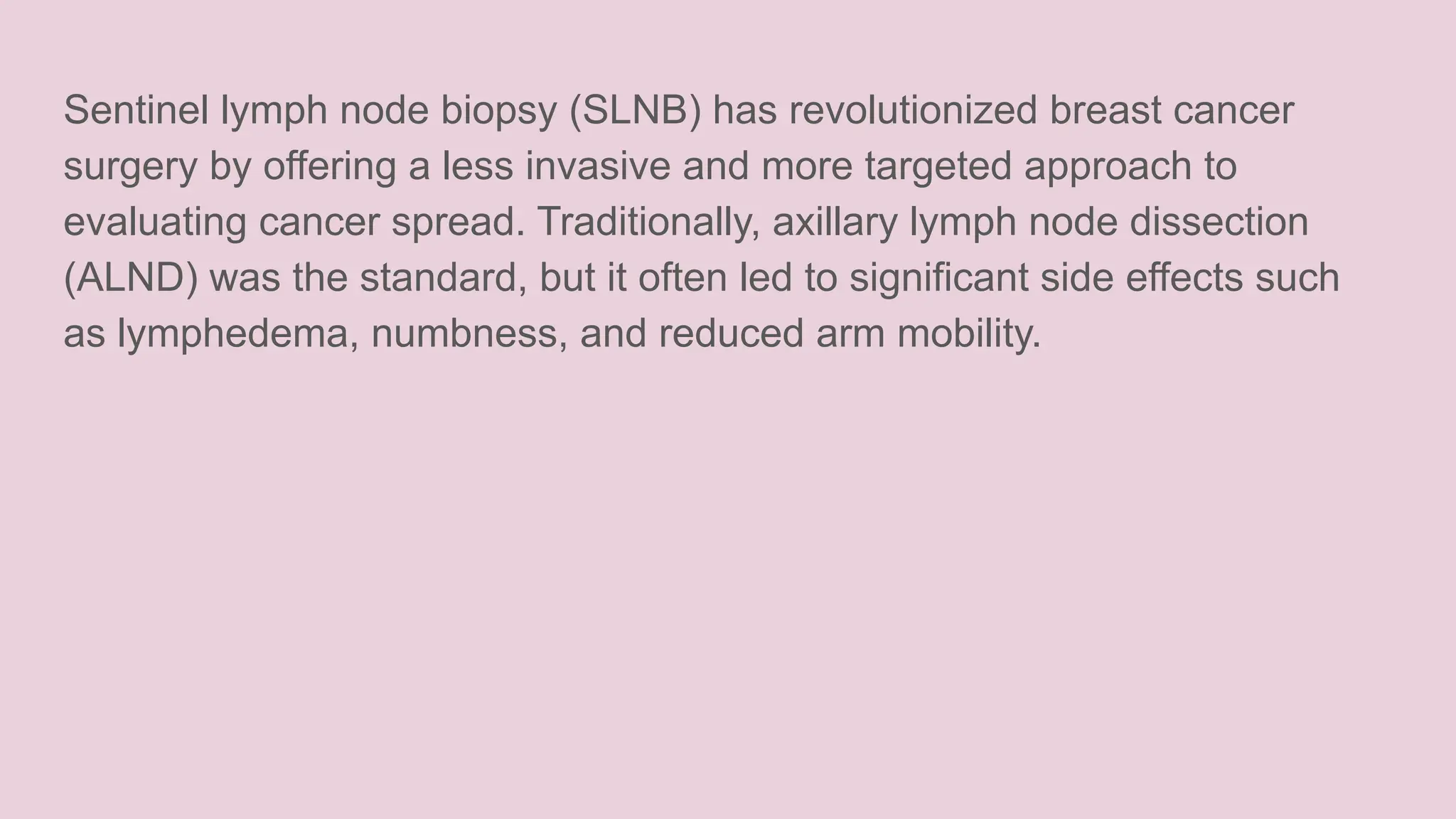 Sentinel Lymph Node Biopsy_ Why It’s a Game-Changer in Breast Cancer ...
