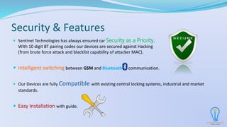 Sentinel Smart Car Devices | PPT