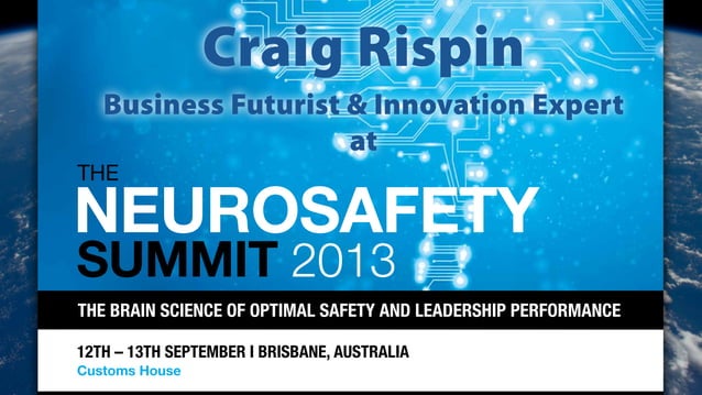 Craig Rispin Keynote at Sentis Neurosafety Summit 2013 | PPT