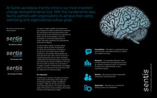 Sentis genesis wellbeing | PDF