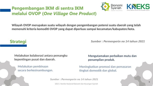 Sentra IKM Halal pengembangan sentra industri kecil dan mengenah ...