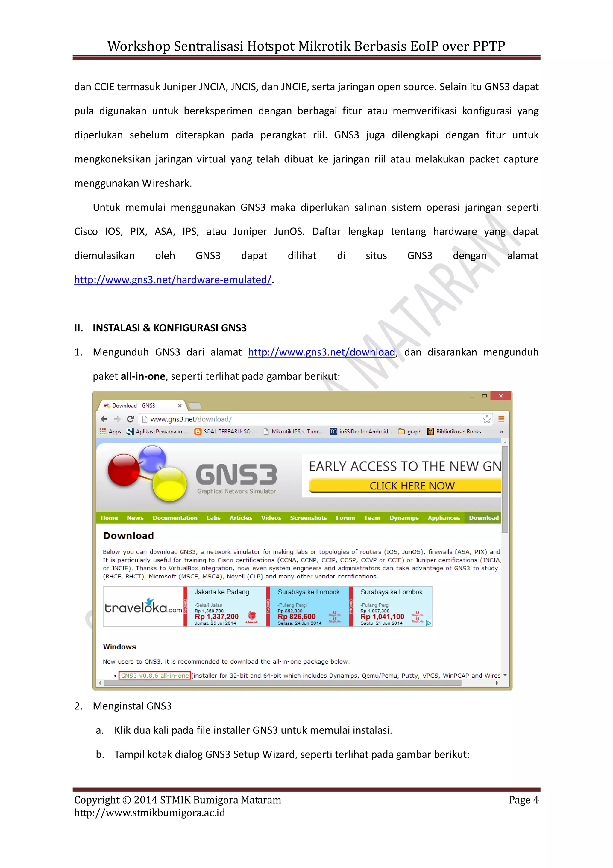 Sentralisasi Hotspot Mikrotik Berbasis EoIP over PPTP | PDF