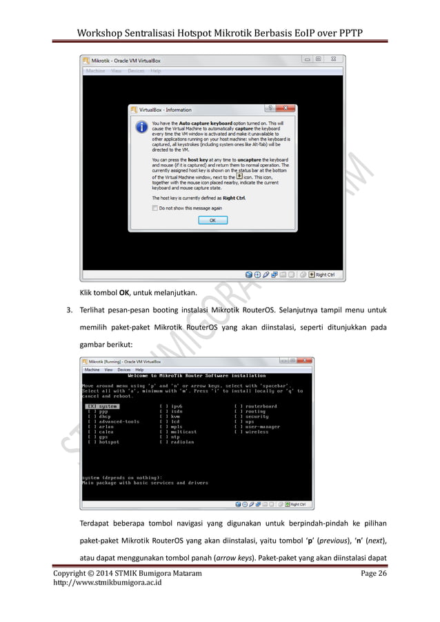 Sentralisasi Hotspot Mikrotik Berbasis EoIP over PPTP | PDF