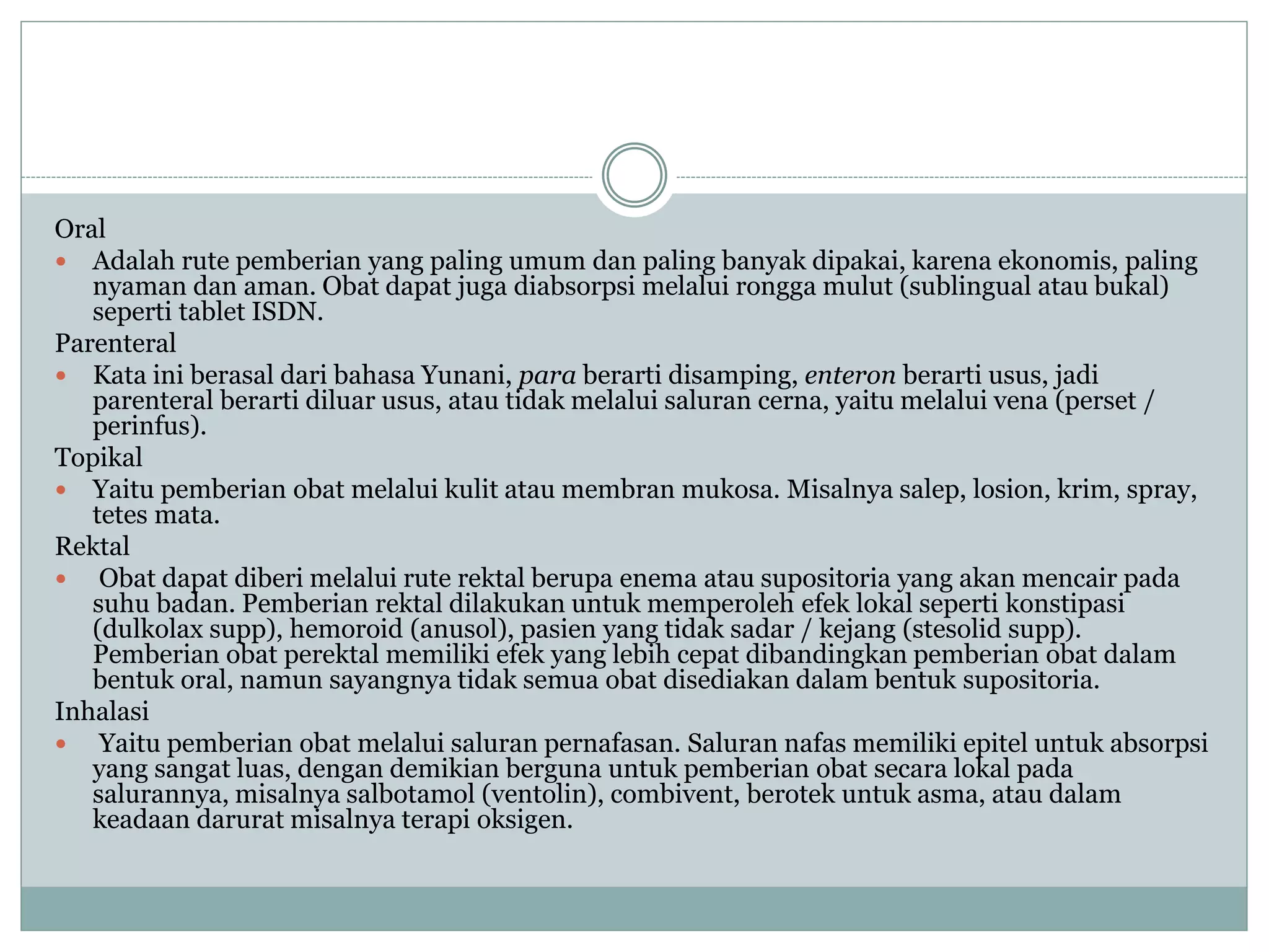Sentralisasi obat | PPTX