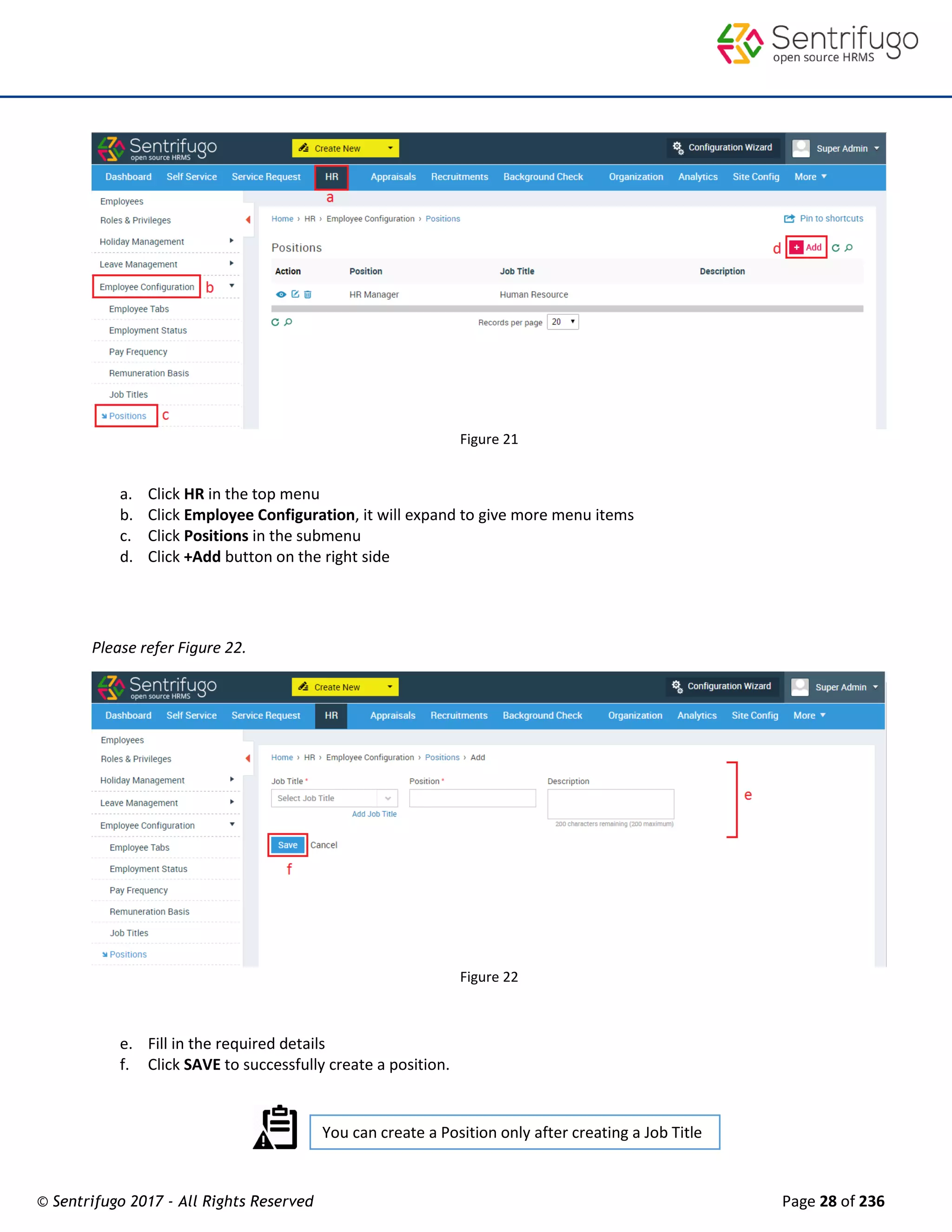 Sentrifugo 3.2 User Guide | PDF