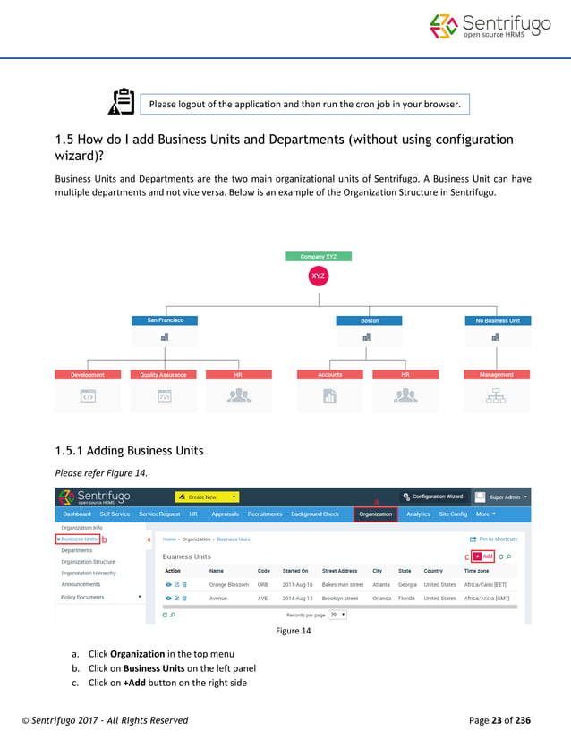 Sentrifugo 3.2 User Guide | PDF