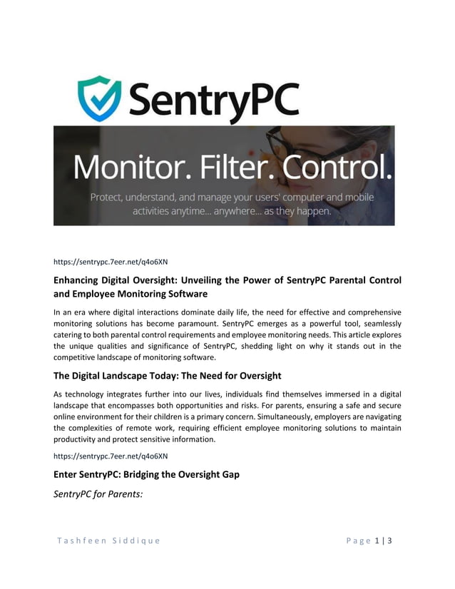 Sentry PC- Monitor,Filter,Control-Tashfeen.pdf