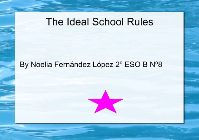 School Rules | ODP