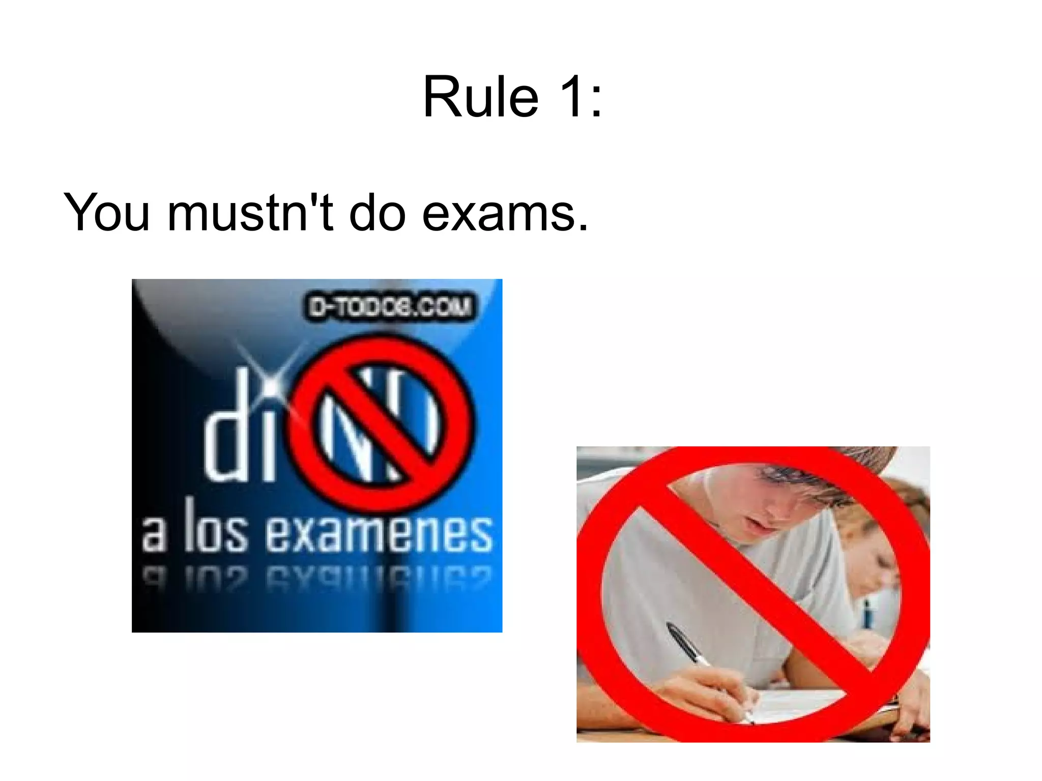 School rules. | ODP