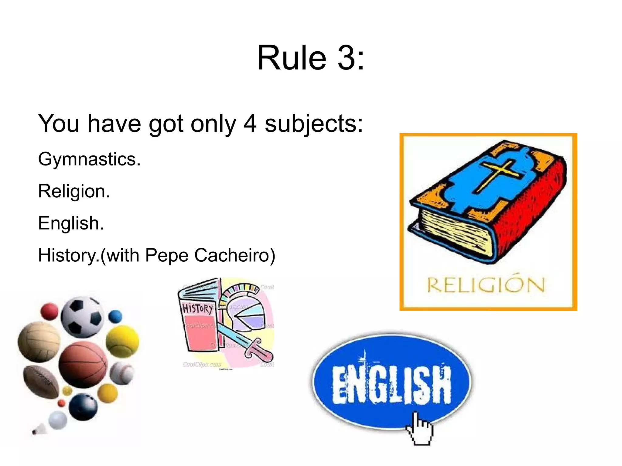 School rules. | ODP