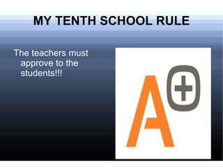 School Rules | ODP