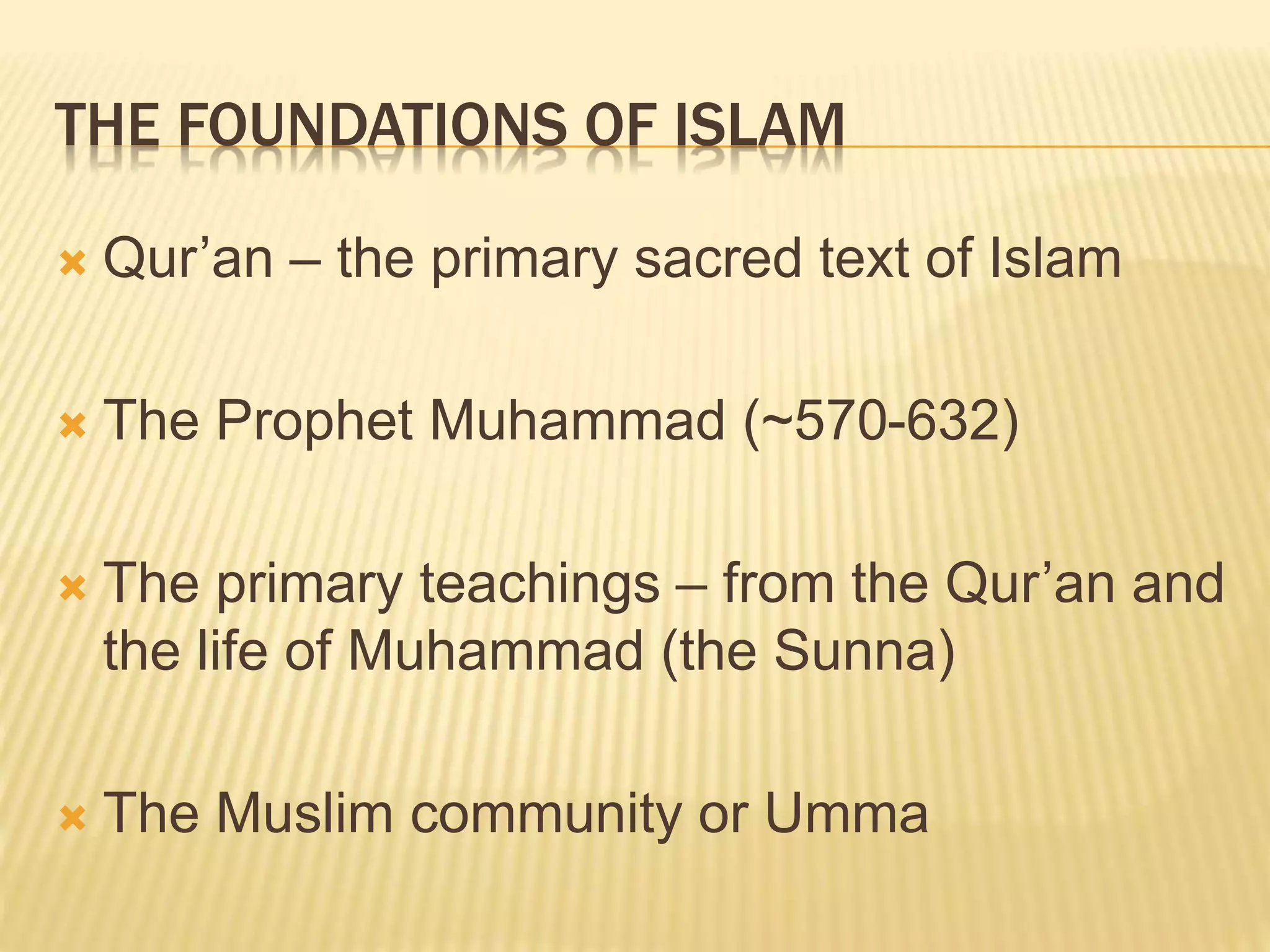 World Religions - Islam | PPT