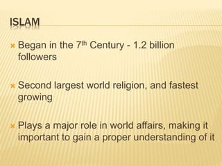 World Religions - Islam | PPT