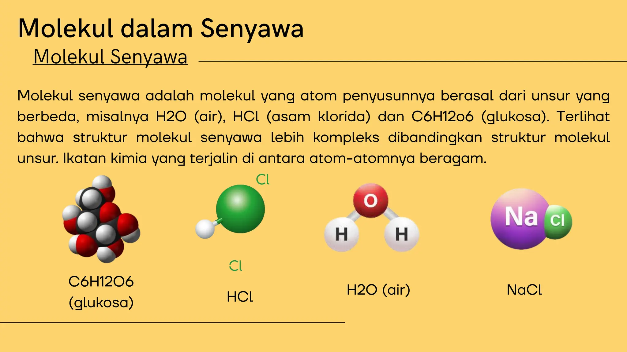 Materi IPA kelas 8 PPT Senyawa Kurikulum merdeka | PDF