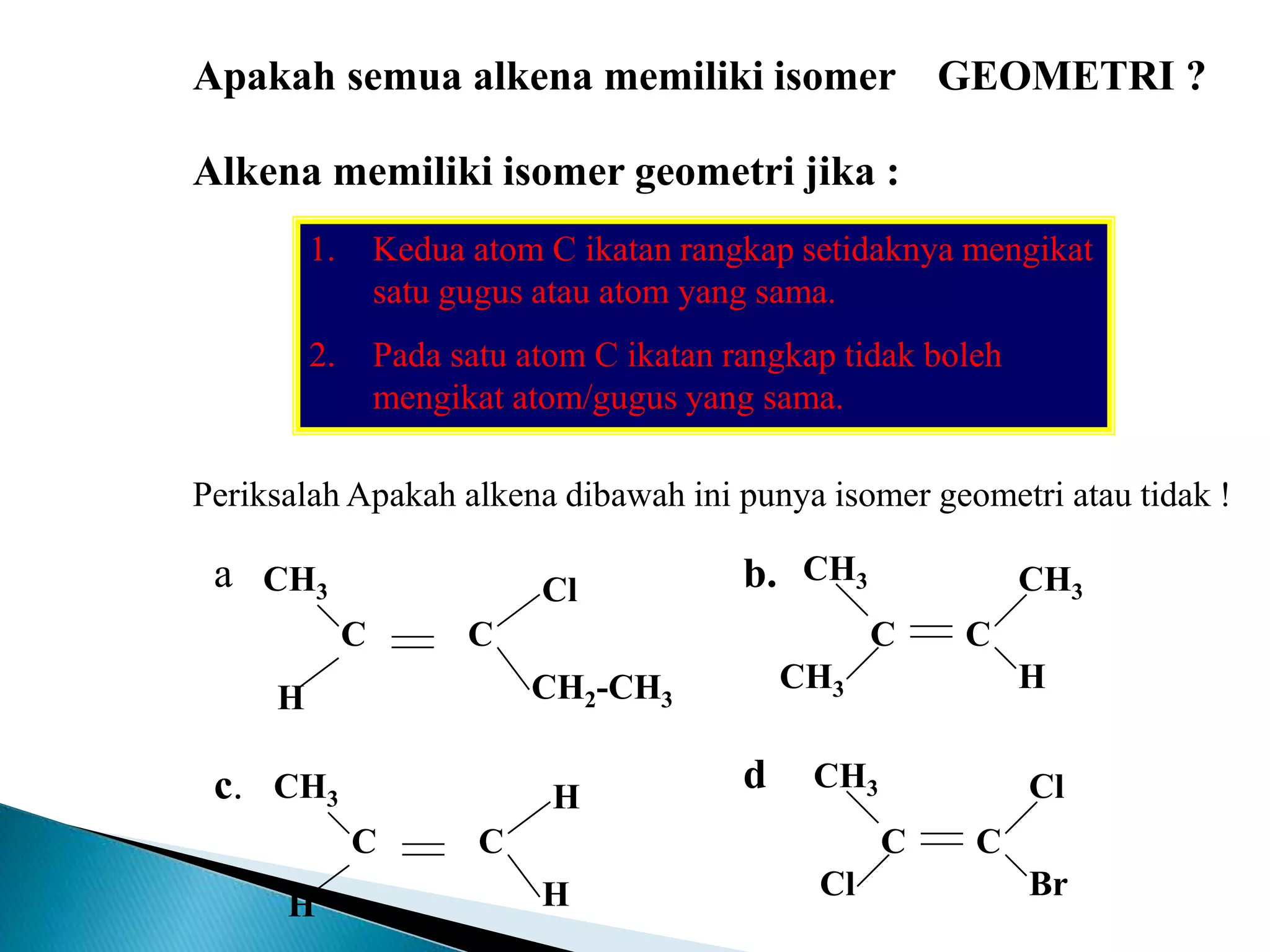 Senyawa Alkana, Alkena, Alkuna dan Keisomerannya | PPTX