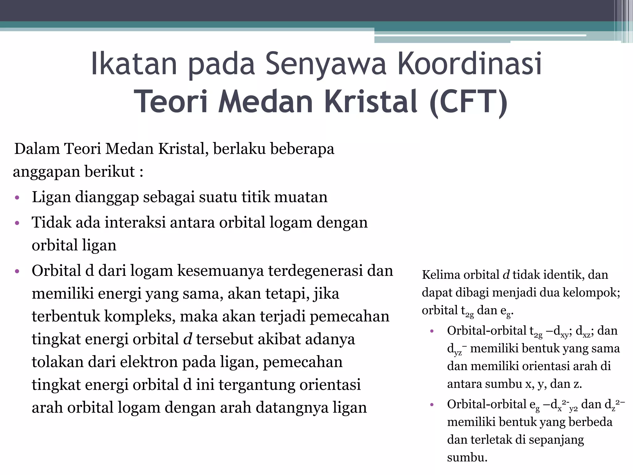 Senyawa koordinasi (kompleks) | PPTX