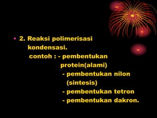 SENYAWA POLIMER KIMIA KELAS XII SMA ATAU SMK | PPT