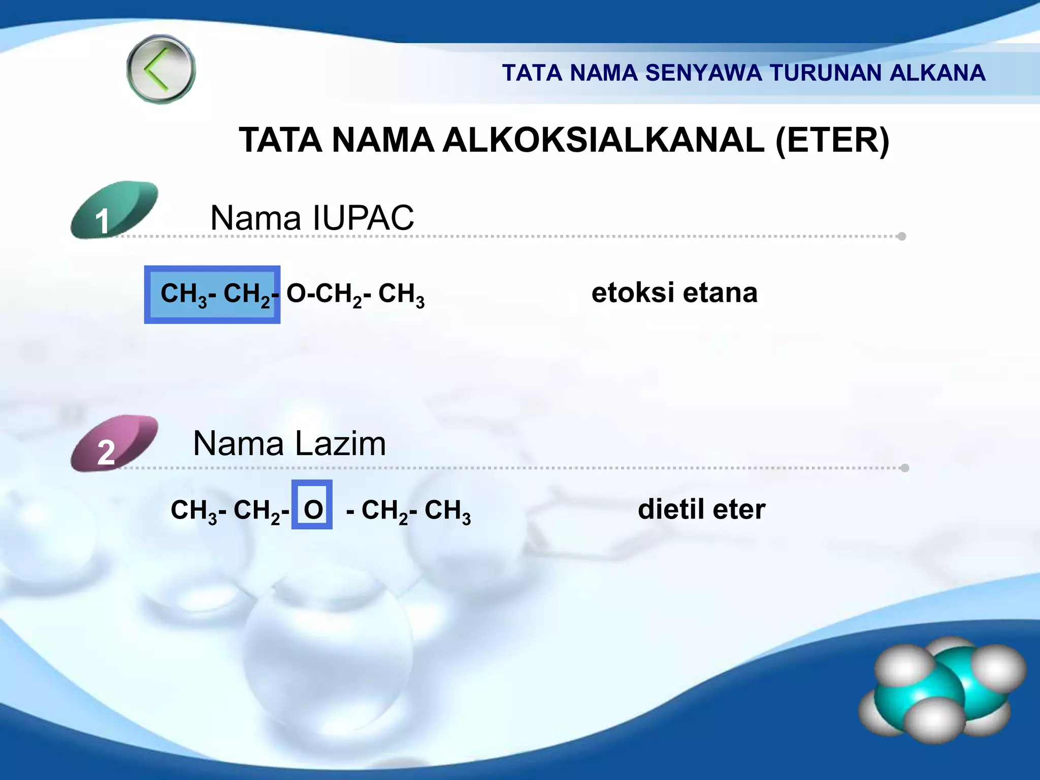tata nama Senyawa turunan alkana | PPTX
