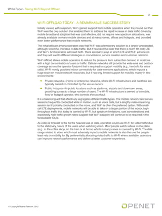 Taking Wi-Fi Beyond Offload | PDF