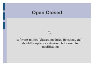 esempio open closed | PPT