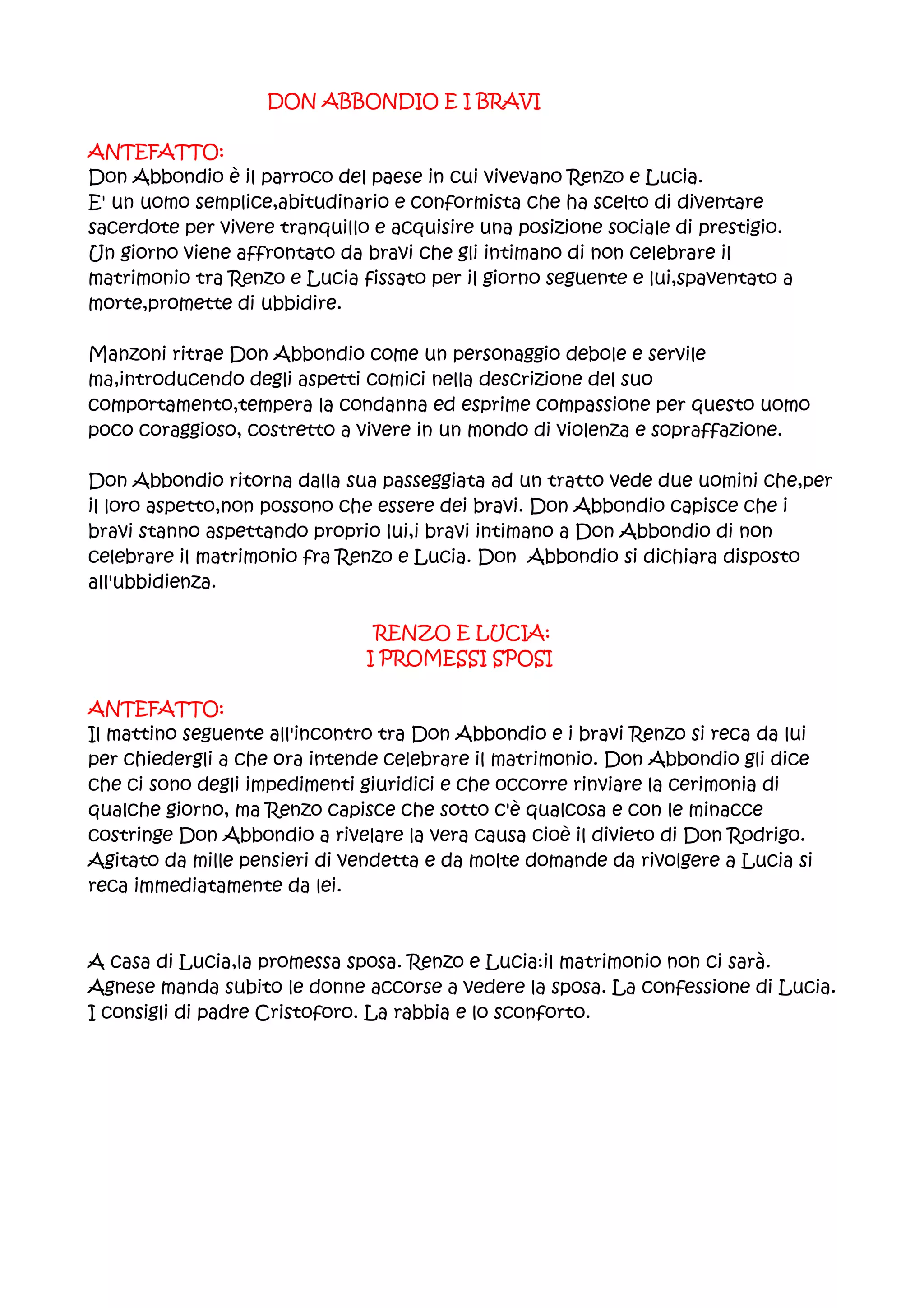 promessi sposi | ODT | Television | Entertainment