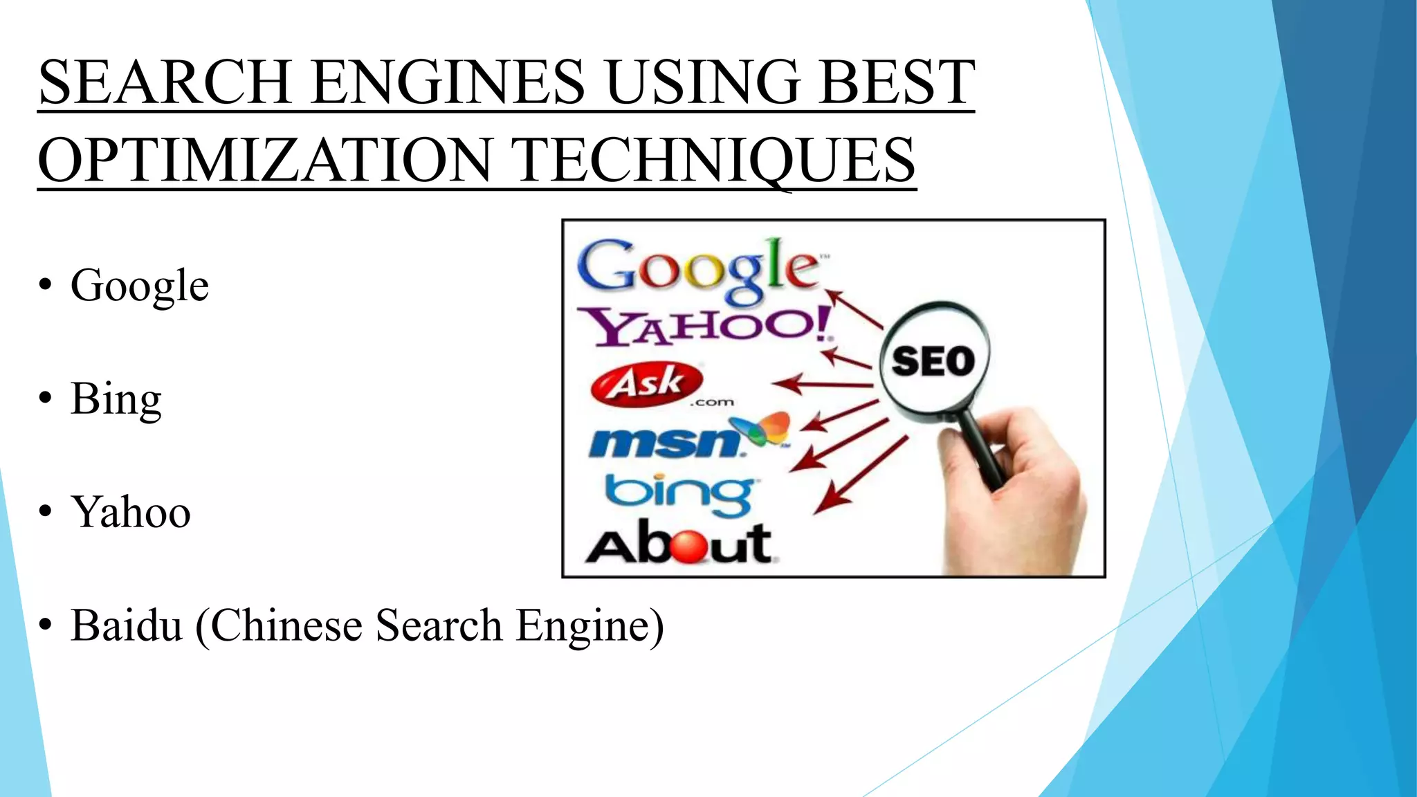 SEARCH ENGINE OPTIMIZATION (SEO) | PPTX