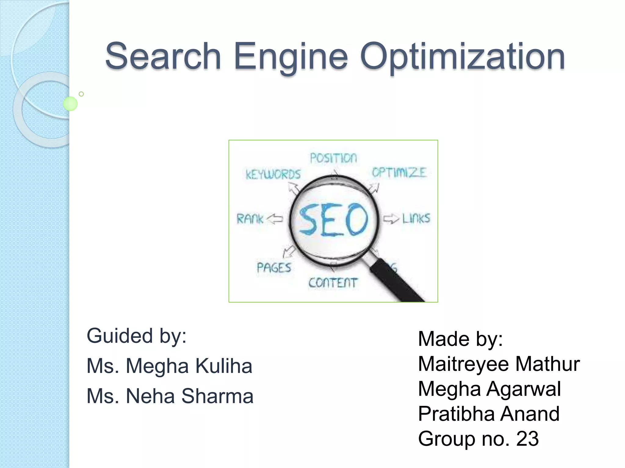 Seo presentation | PPTX