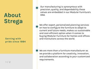Strega Modular Furniture | PPT
