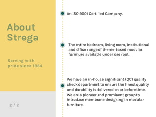 Strega Modular Furniture | PPT