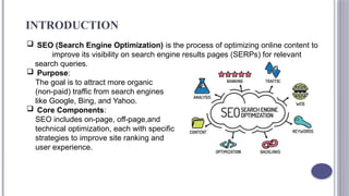 "SEO: A Strategic Approach to Marketing" | PPTX | Search | Internet