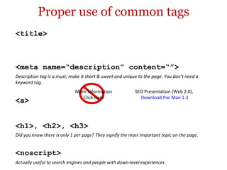 Technical Issues in SEO | PPT