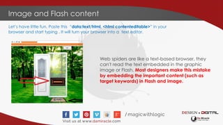 Seo guide & tips for web designers | PPT